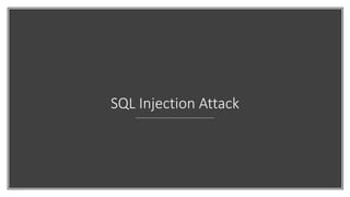 Network And Application Layer Attacks | PPT