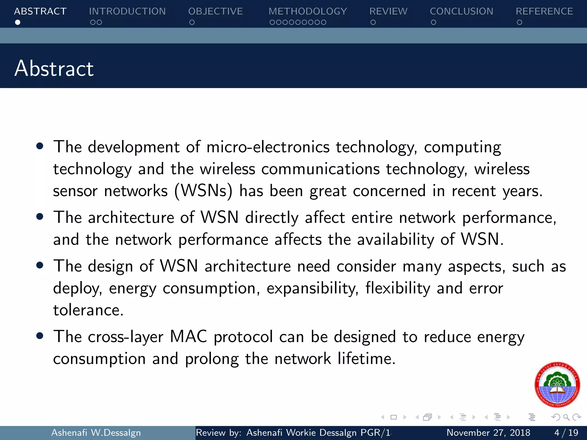 Research On Architecture On Cross Layer Mac Protocol For Wsn Ppt