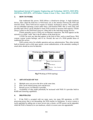 Network attached storage different from traditional file servers ...