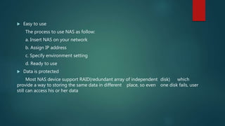 Network attached storage (nas) | PPT