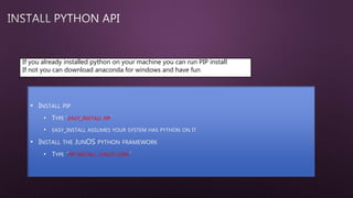 Network automation via py ez | PPT