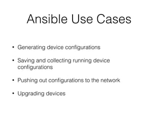 Network Automation with Ansible | PDF | Cloud Computing | Internet