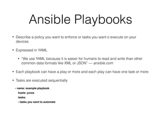 Network Automation with Ansible | PDF | Cloud Computing | Internet
