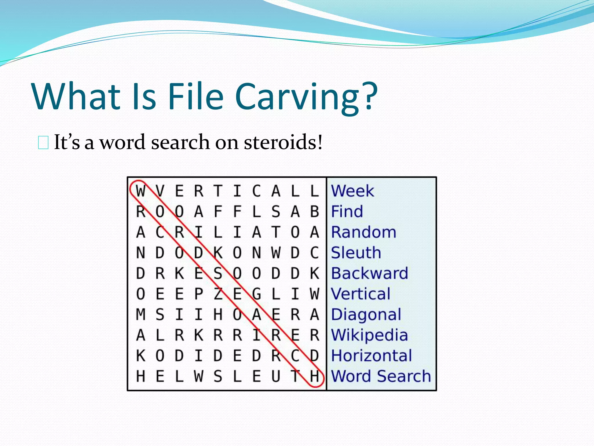 Network based file carving | PPT