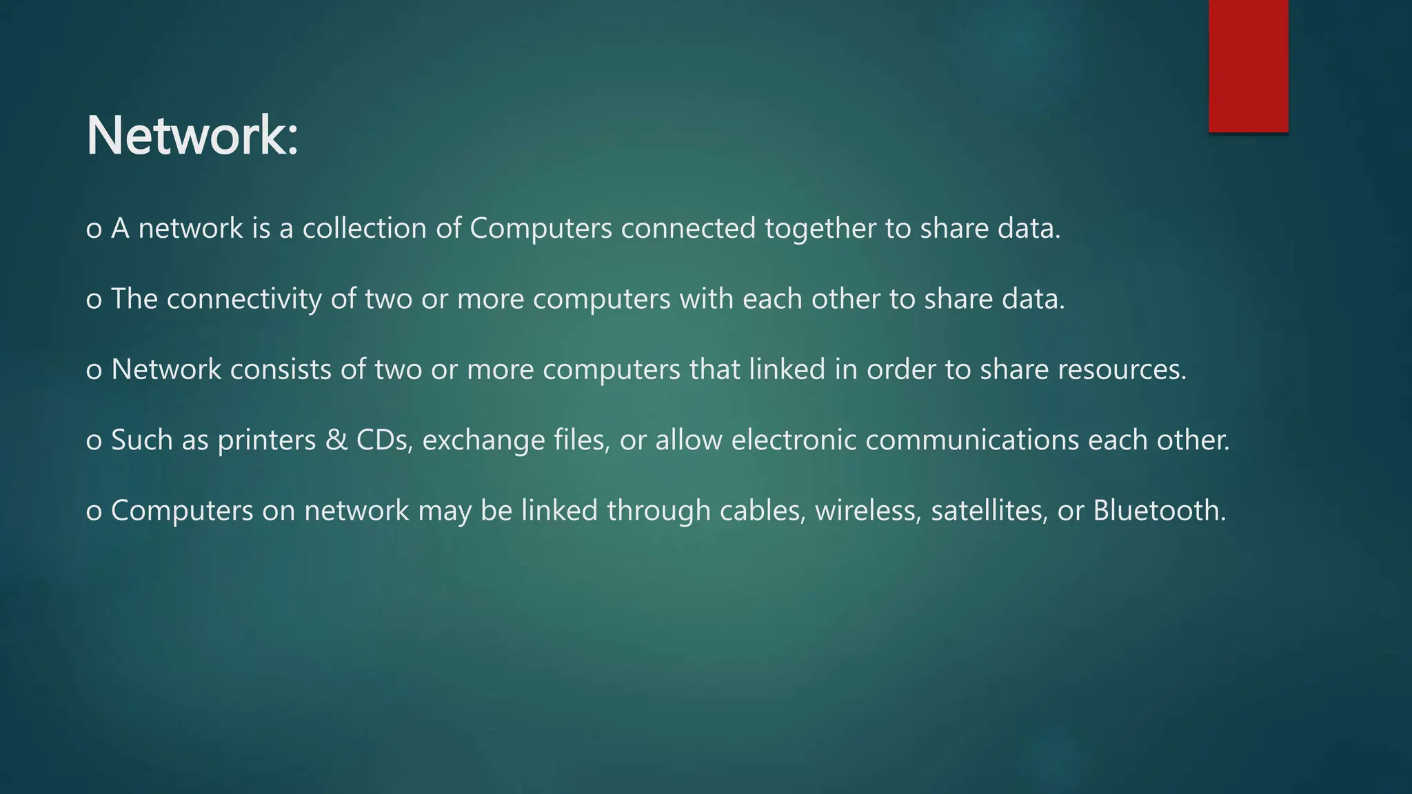 Ccna Computer Network Basics And Network Typespptx Computer Networking Computing