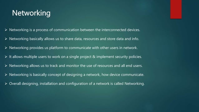 Ccna Computer Network Basics And Network Typespptx Computer Networking Computing