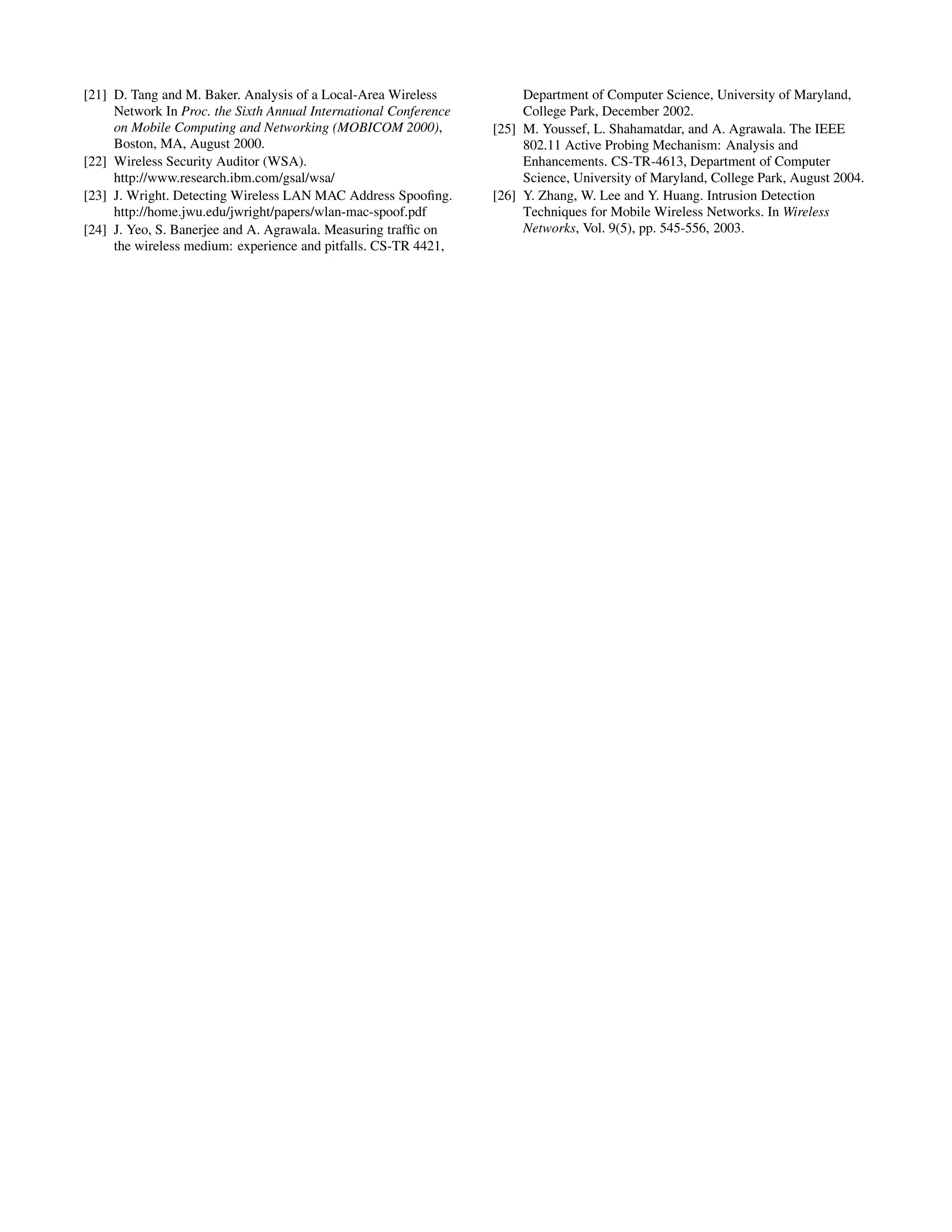 A Framework For Wireless Lan Monitoring And Its Applications Pdf