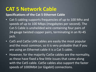 Network cable | PPTX
