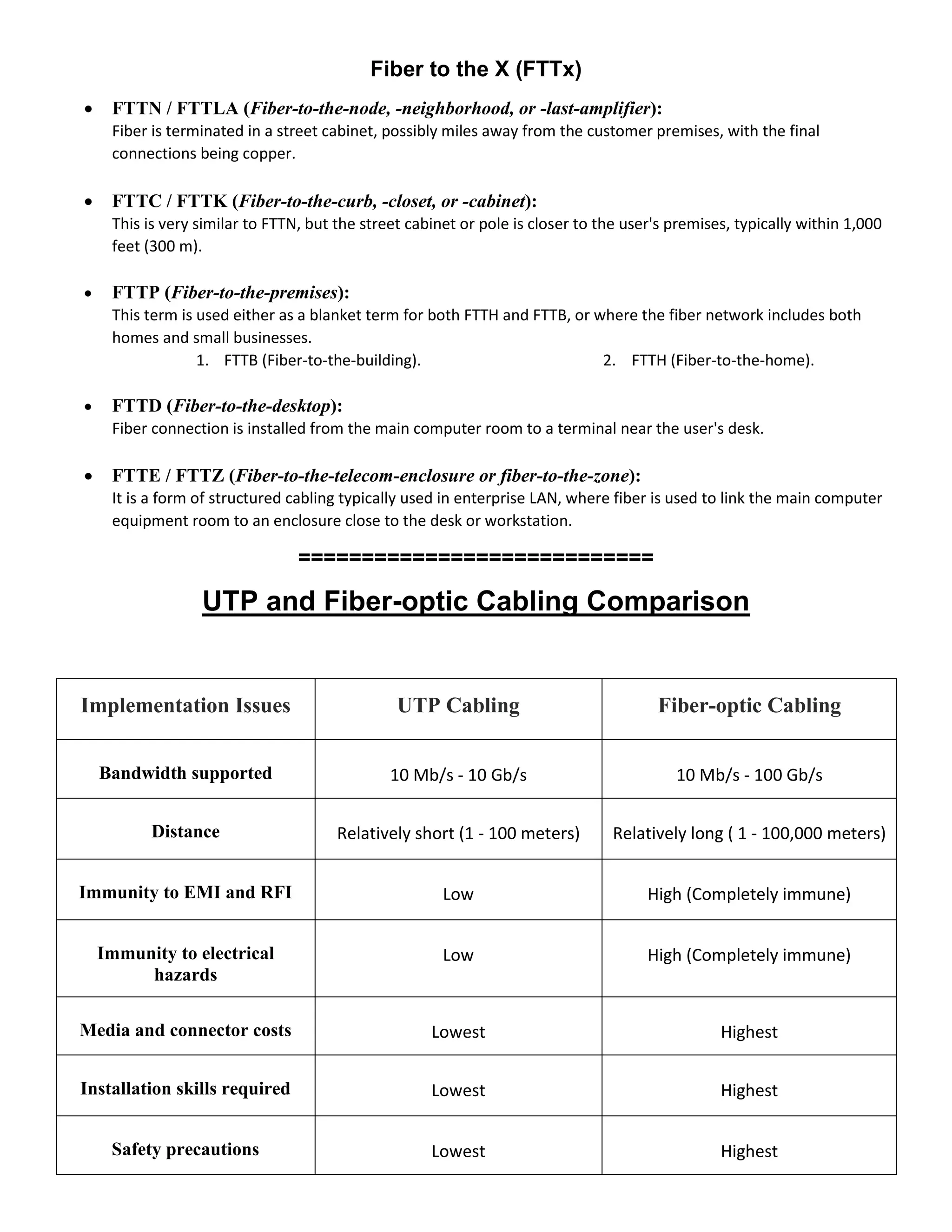 Network cables | PDF
