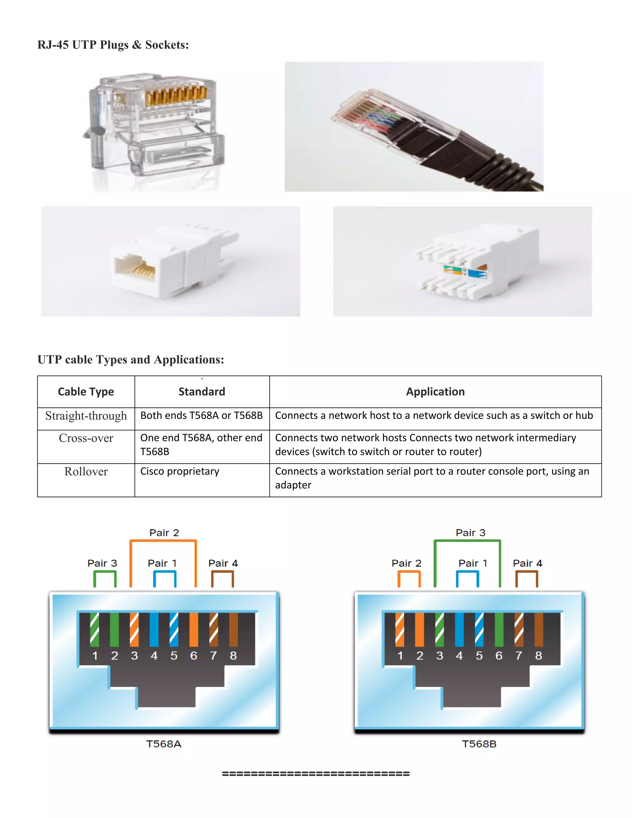 Network cables | PDF