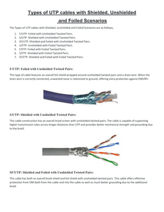Network cables | PDF