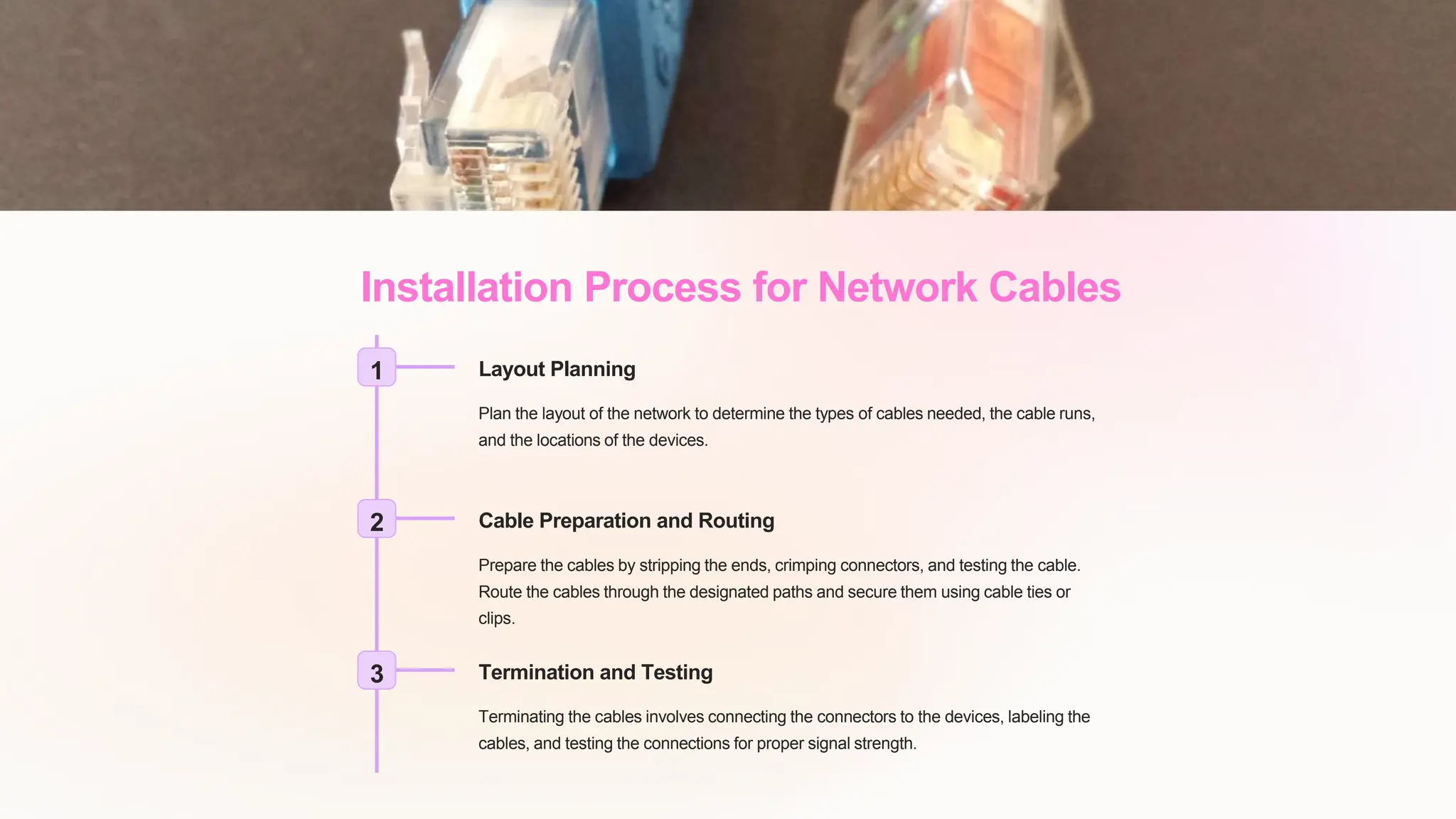 Network Cables Installation | PPTX