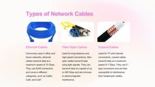 Network Cables Installation | PPTX