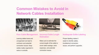 Network Cables Installation | PPTX
