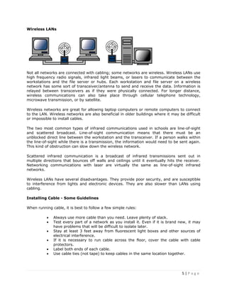 Network Cabling | PDF | Computer Networking | Computing