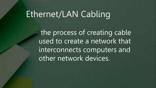 Network Cabling in set up computer system servicing.pptx