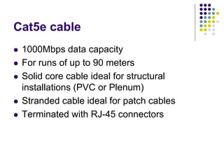 Understanding fundamentals of Network Cabling | PPT