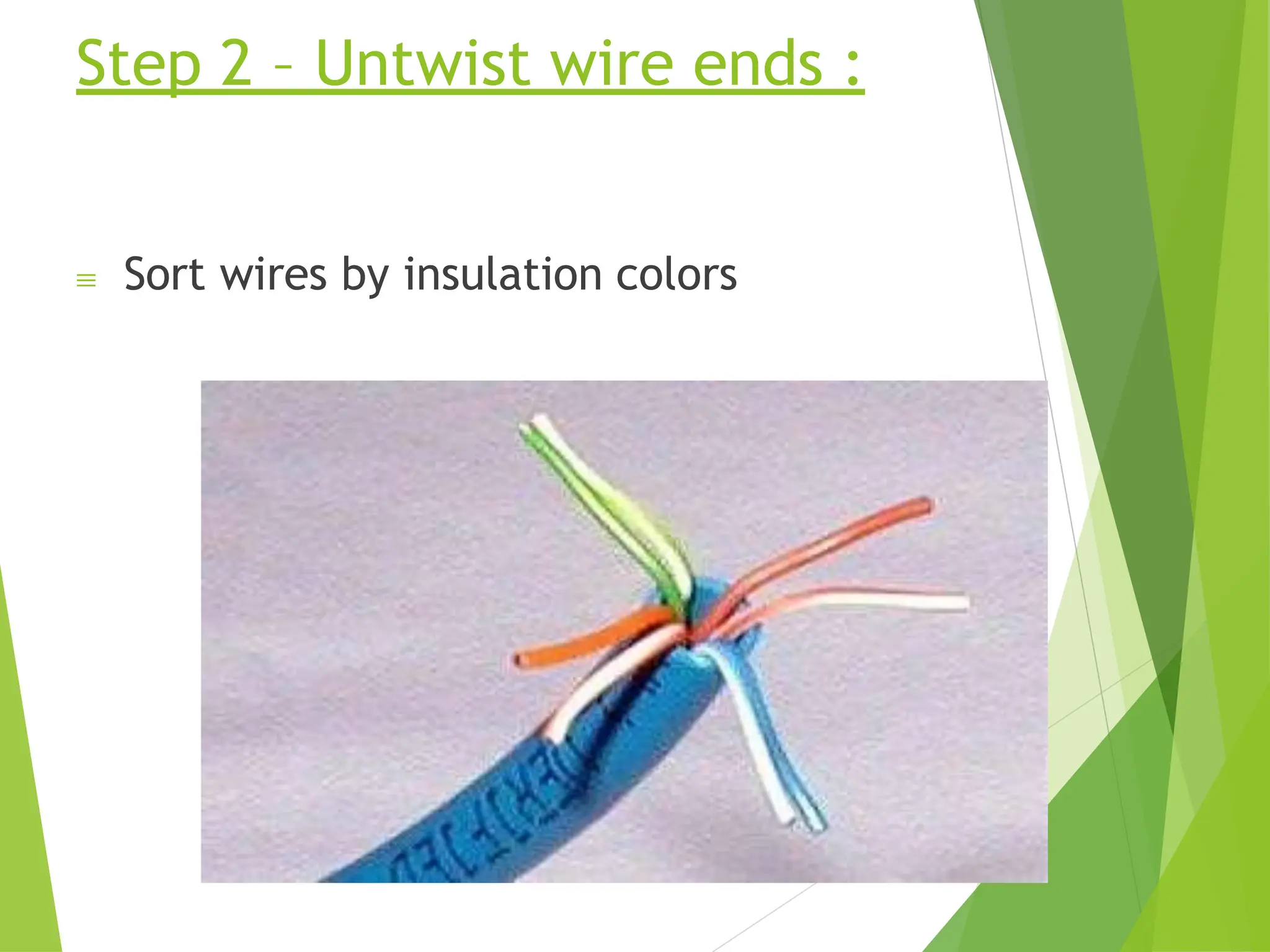 how to network Cabling - straight through and cross over cabling | PPT