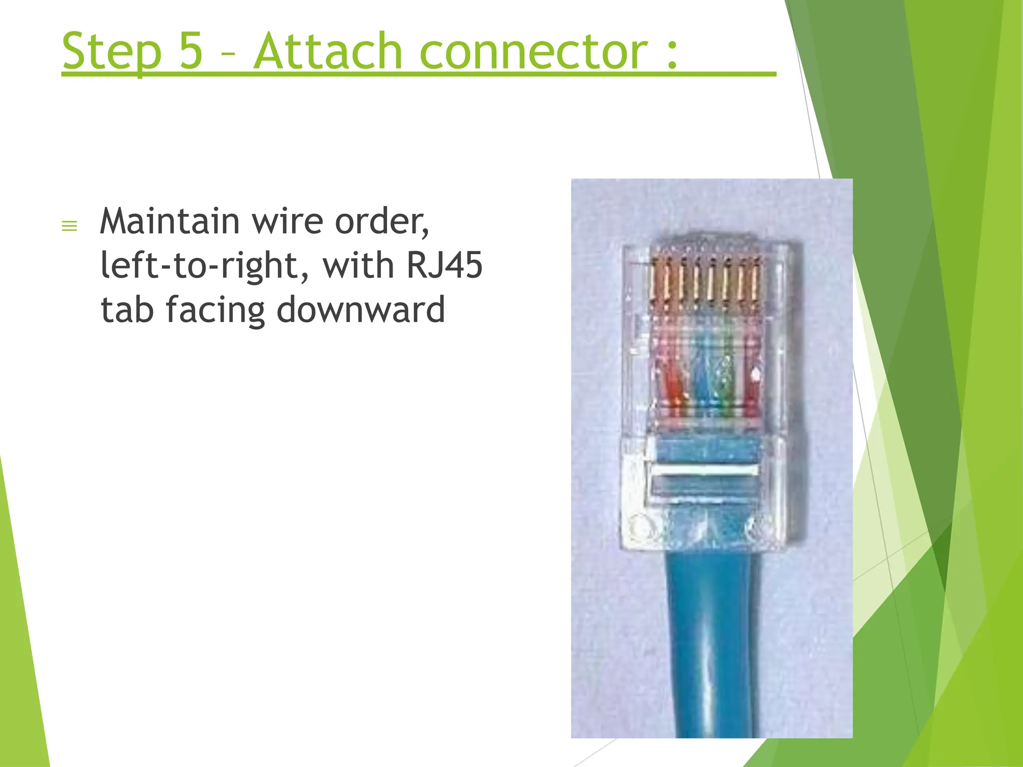 how to network Cabling - straight through and cross over cabling | PPT