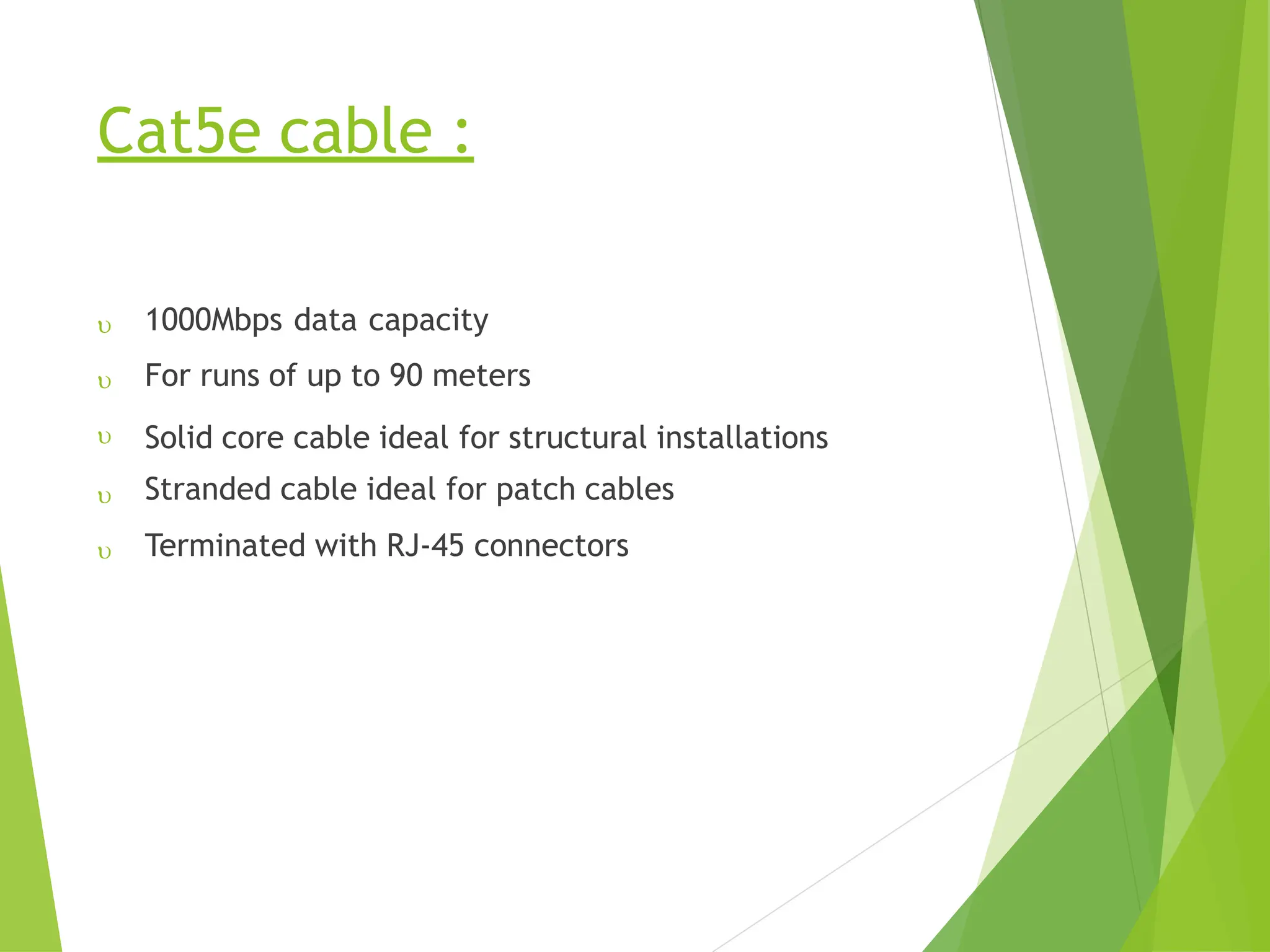 how to network Cabling - straight through and cross over cabling | PPT