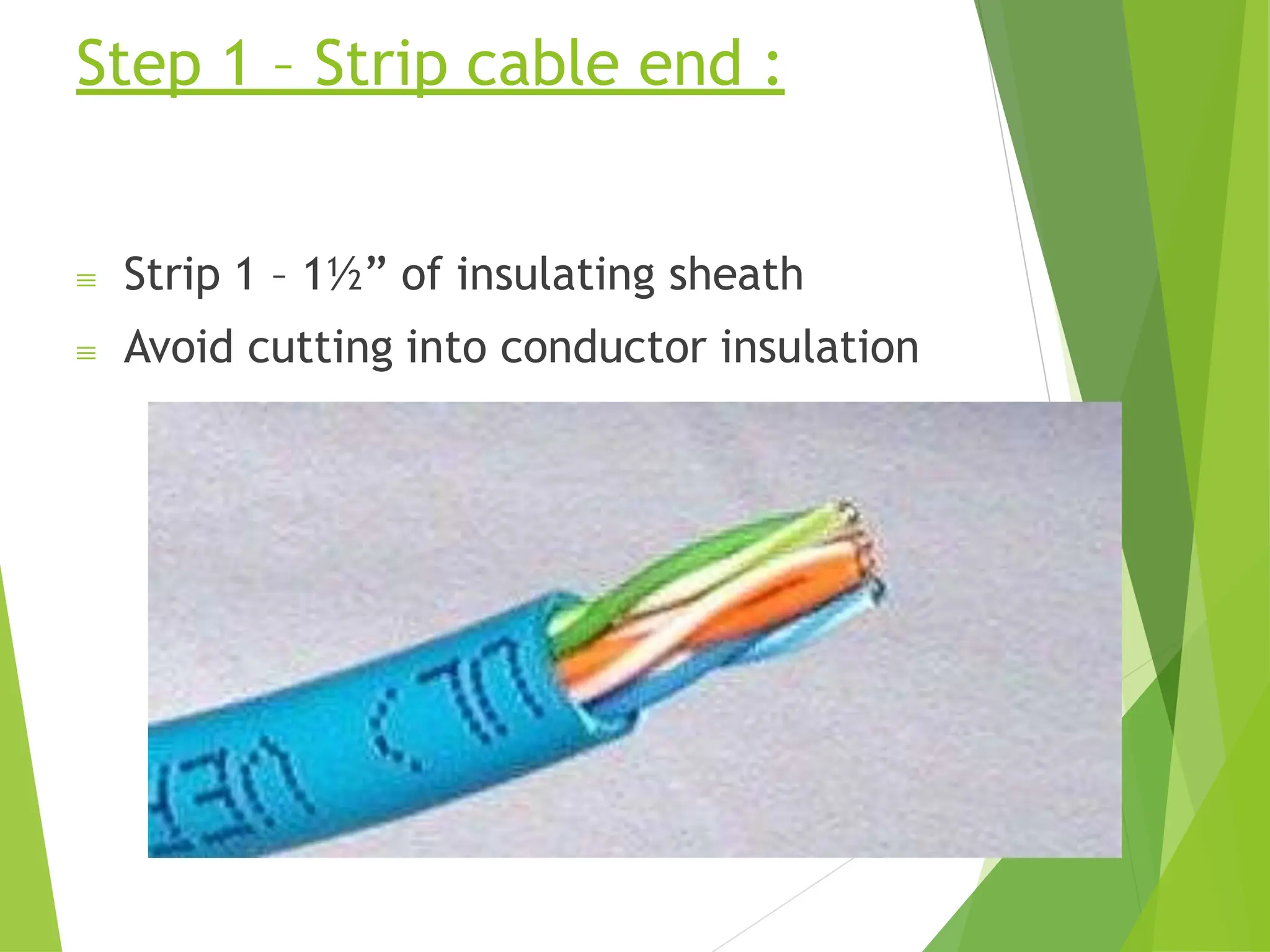how to network Cabling - straight through and cross over cabling | PPT