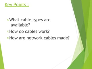 how to network Cabling - straight through and cross over cabling | PPT