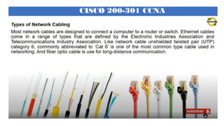 Network Cabling PowerPoint slides networking.. | PPTX