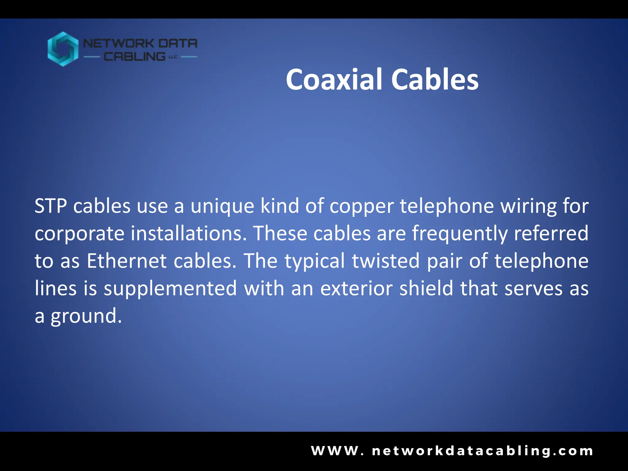 Network Cabling Contractor Network Data Cabling Pptx