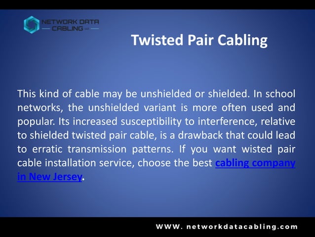 Network cabling contractor - Network Data Cabling.pptx