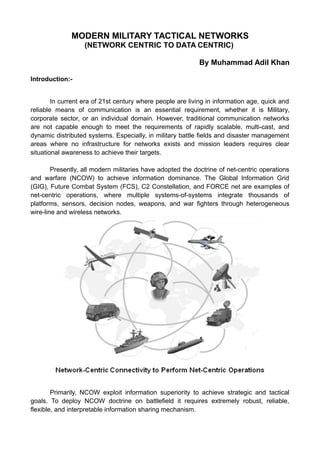 Data Transmission Network Centric Waveform