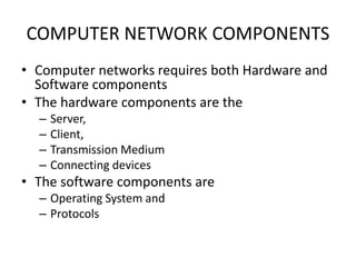 Network components | PPTX