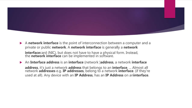 Network configuration and simulation | PPTX