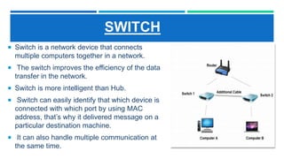Network connecting devices and their security | PPT