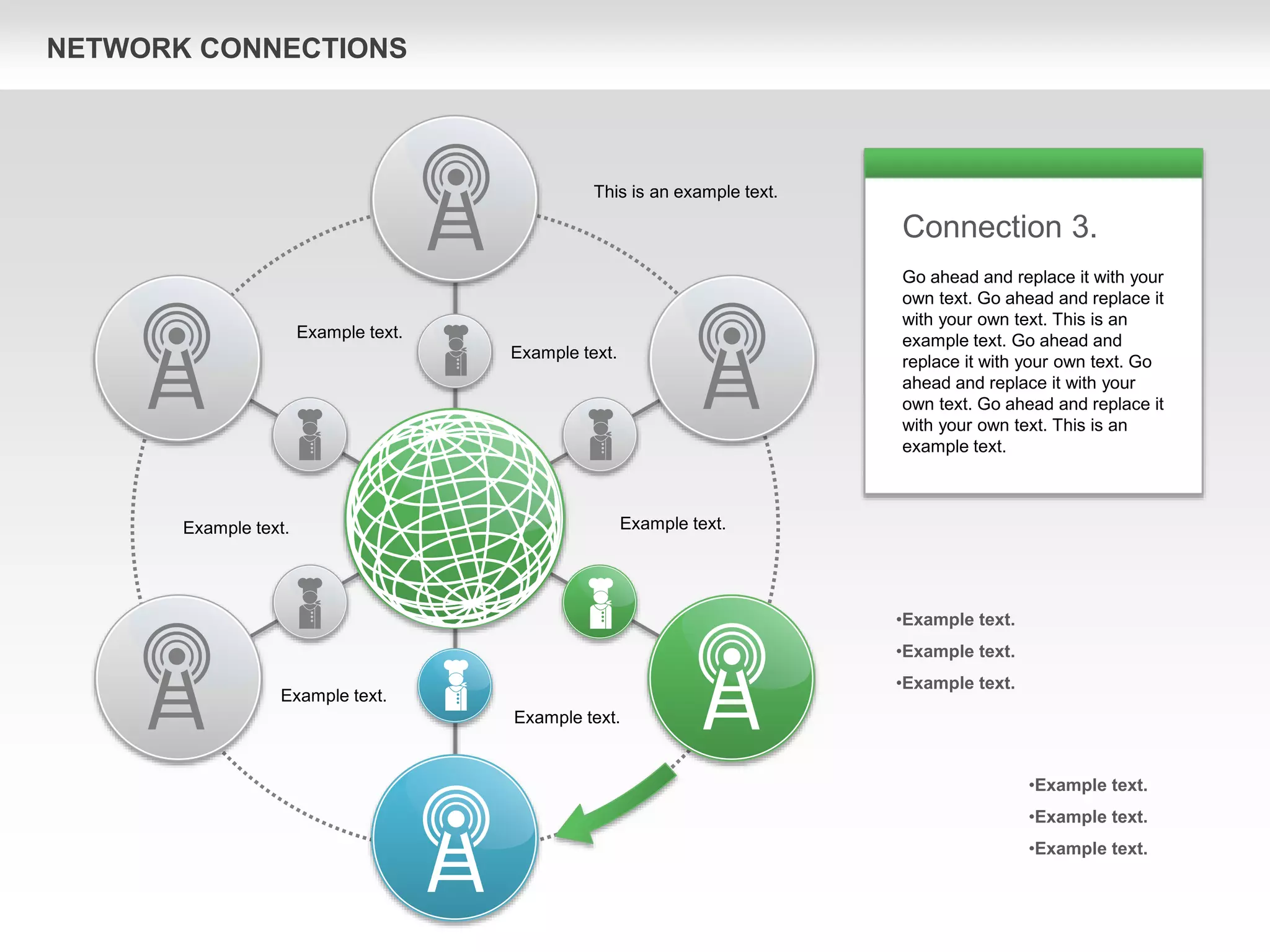 Cellular Network Diagram (for PowerPoint and Google Slides) | PPTX ...