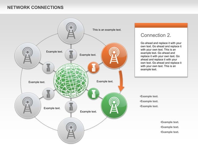 Cellular Network Diagram (for PowerPoint and Google Slides) | PPTX ...