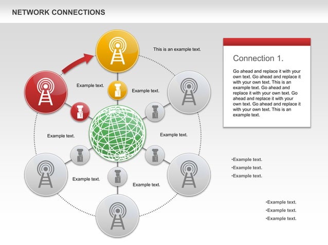 Cellular Network Diagram (for PowerPoint and Google Slides) | PPTX ...