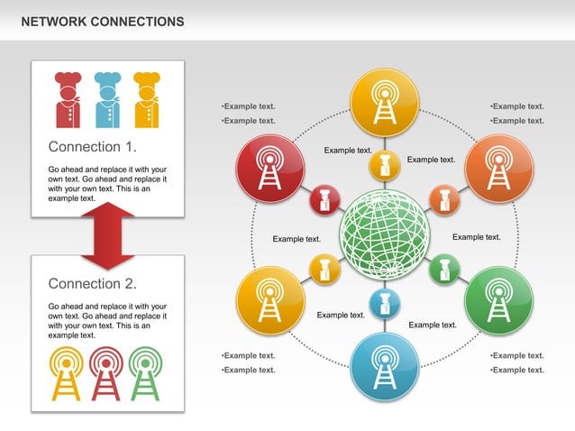 Cellular Network Diagram (for PowerPoint and Google Slides) | PPT