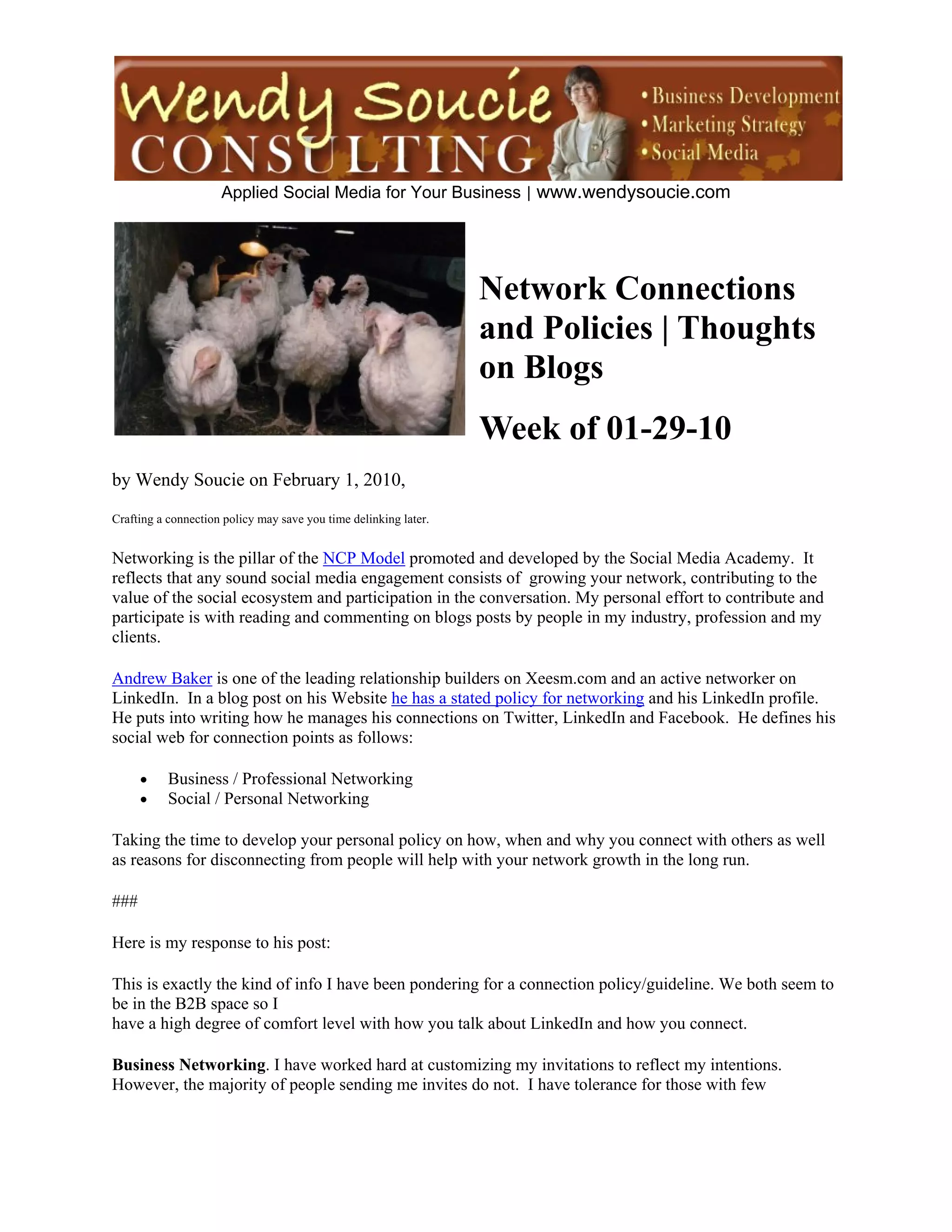 Network Connections And Policies | PDF