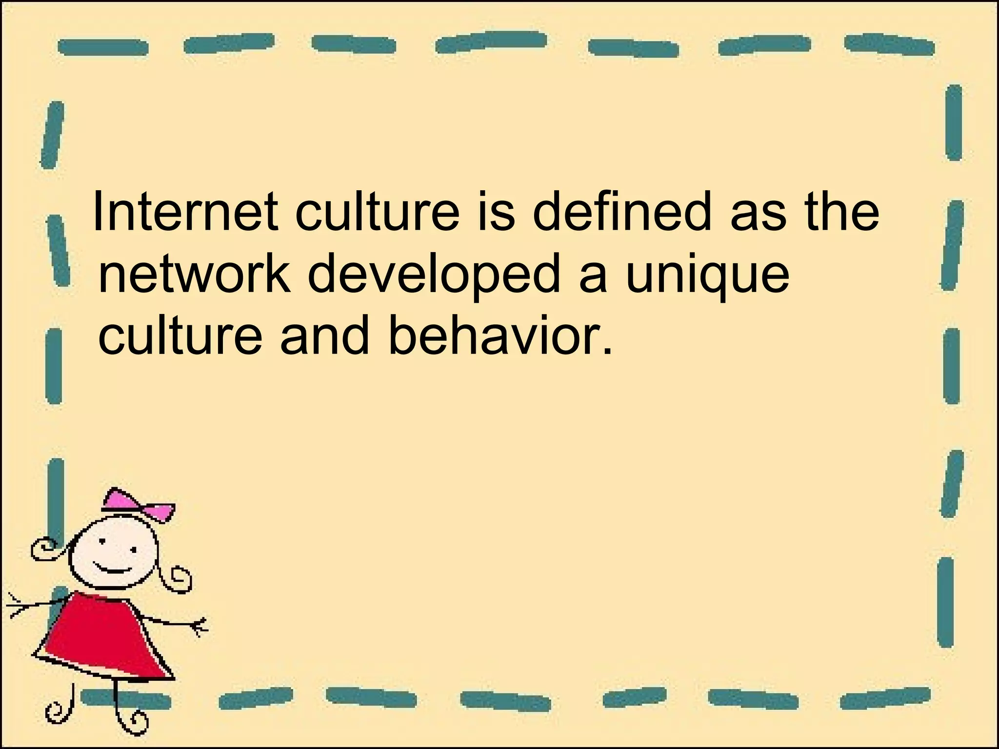 Network Culture | PPT | Internet | Computing