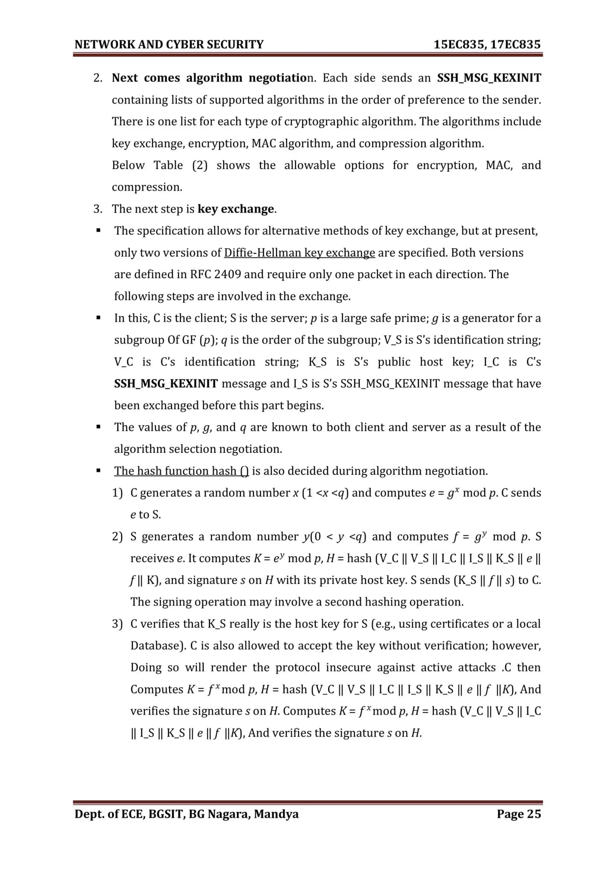 Vtu Network And Cyber Security 1 5 Module Full Notes Pdf 