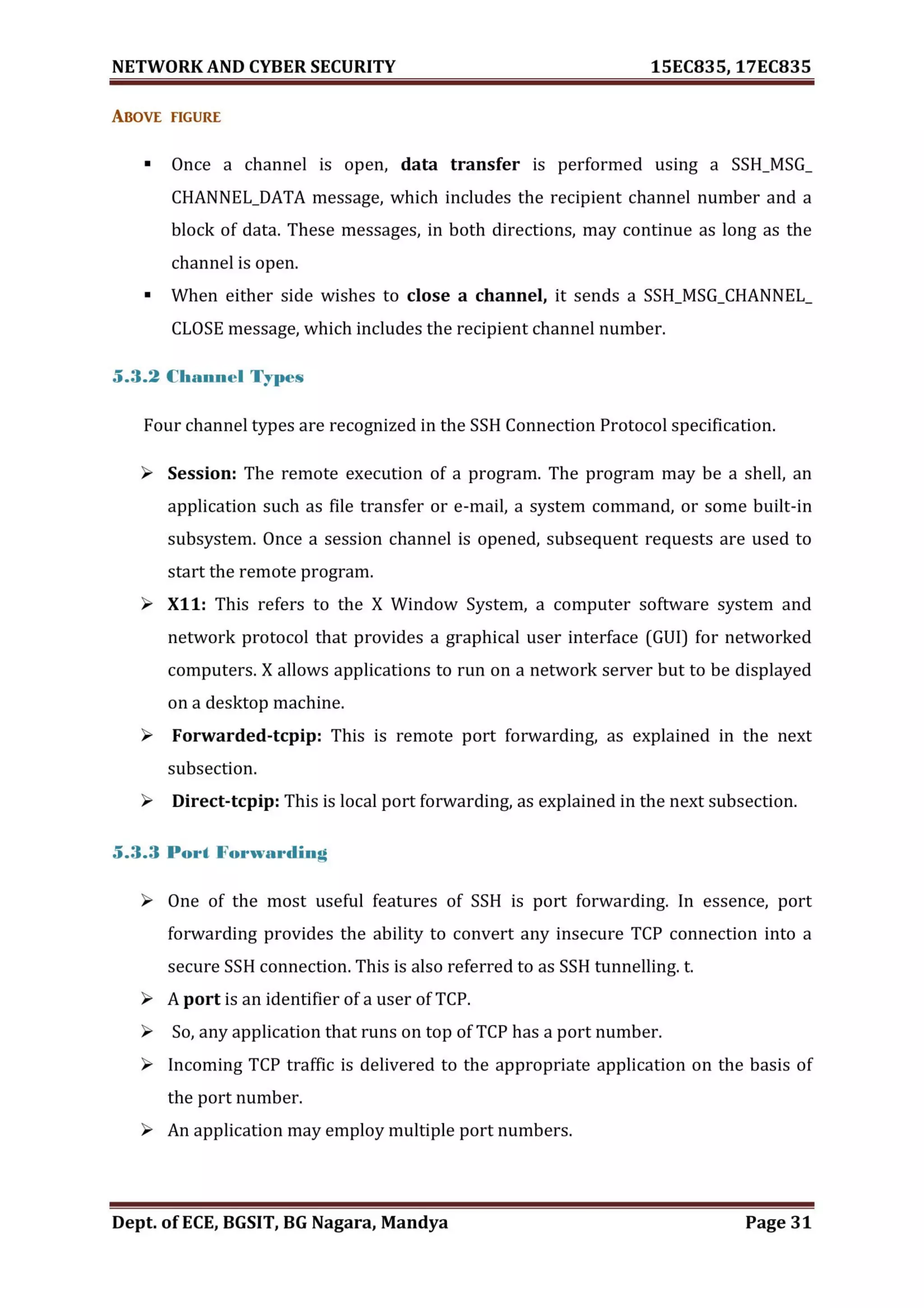 VTU Network & cyber security (1-5 Module) Full notes | PDF