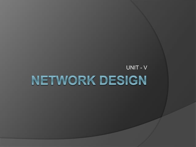 Network design | PPTX | Computer Networking | Computing