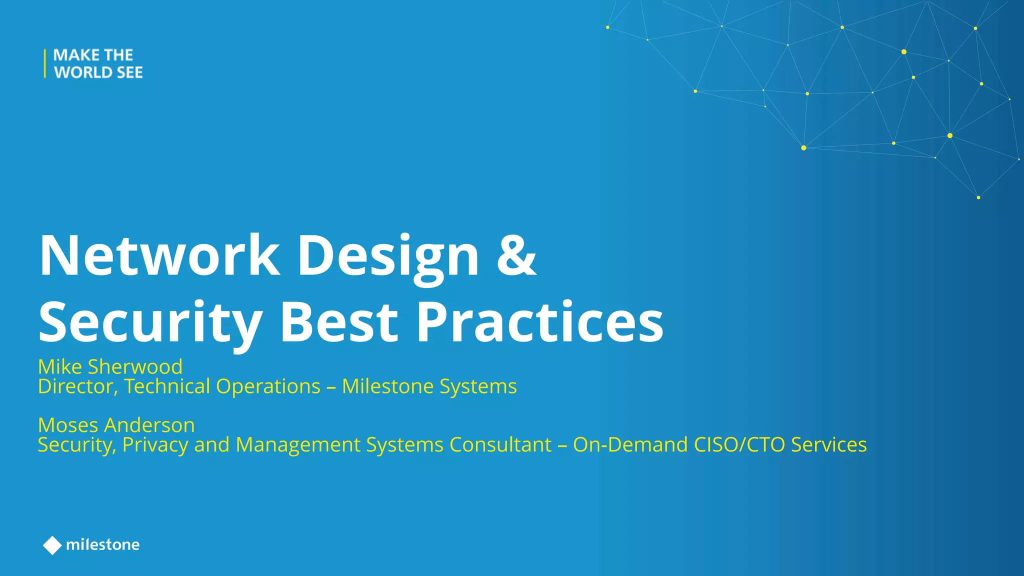 Network Design and Security Best Practices | PPTX