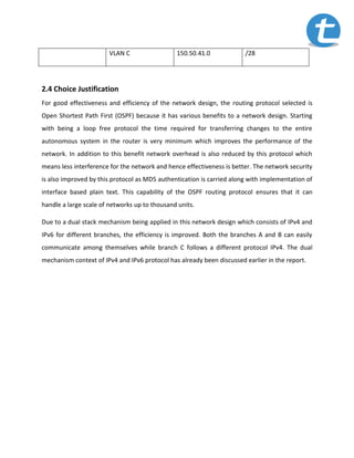 Network design assignment | PDF