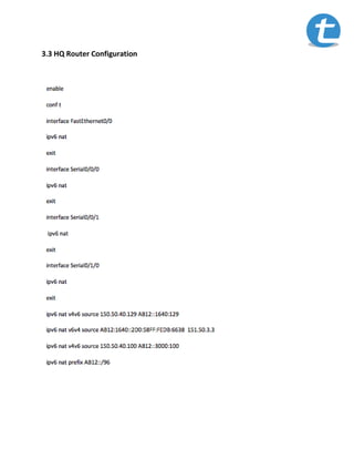 Network design assignment | PDF