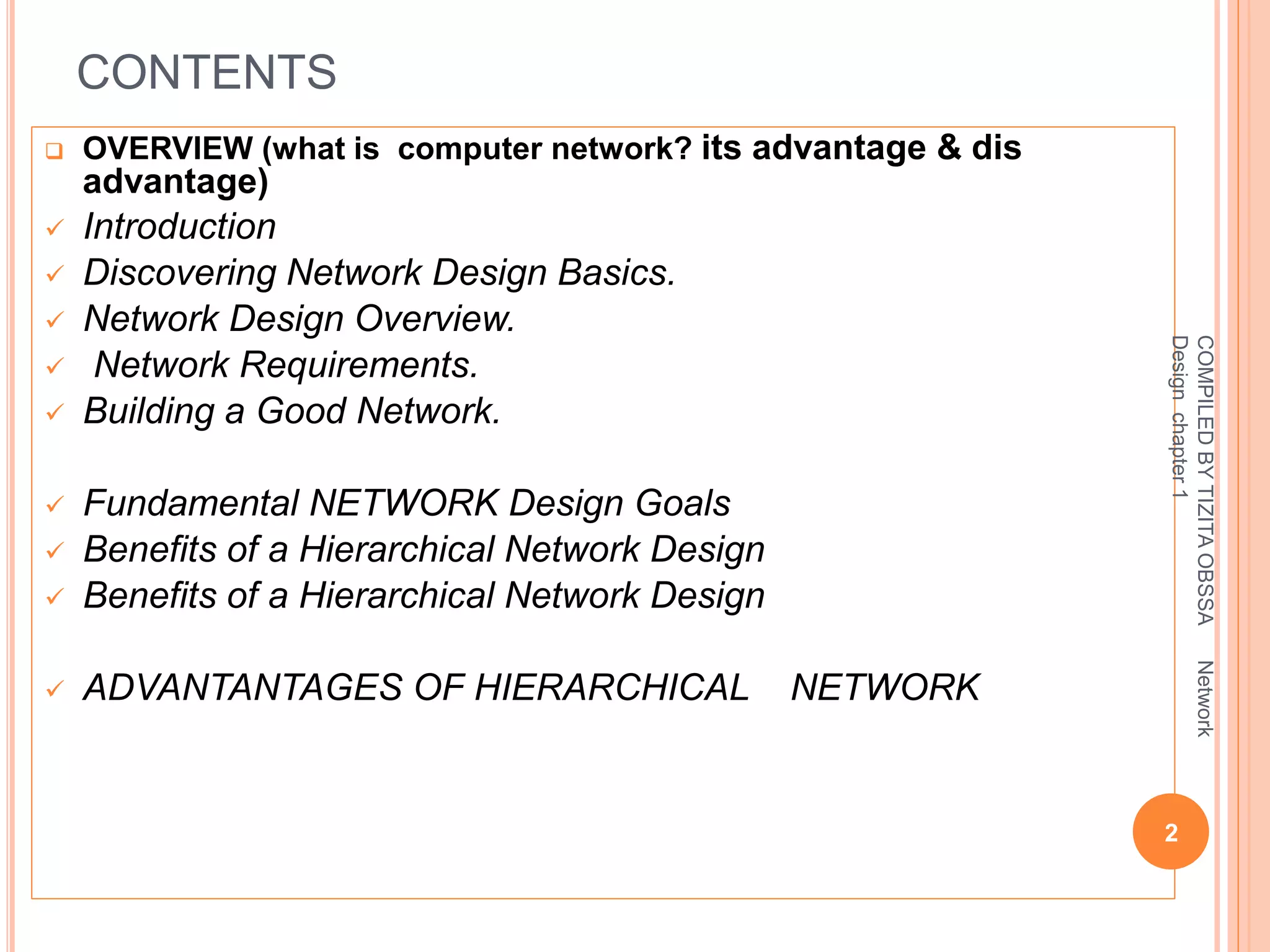 Network Design Chapter 11pptx Computer Networking Computing
