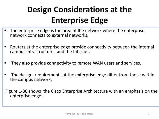 network design chapter 4(1).pptx | Computer Networking | Computing