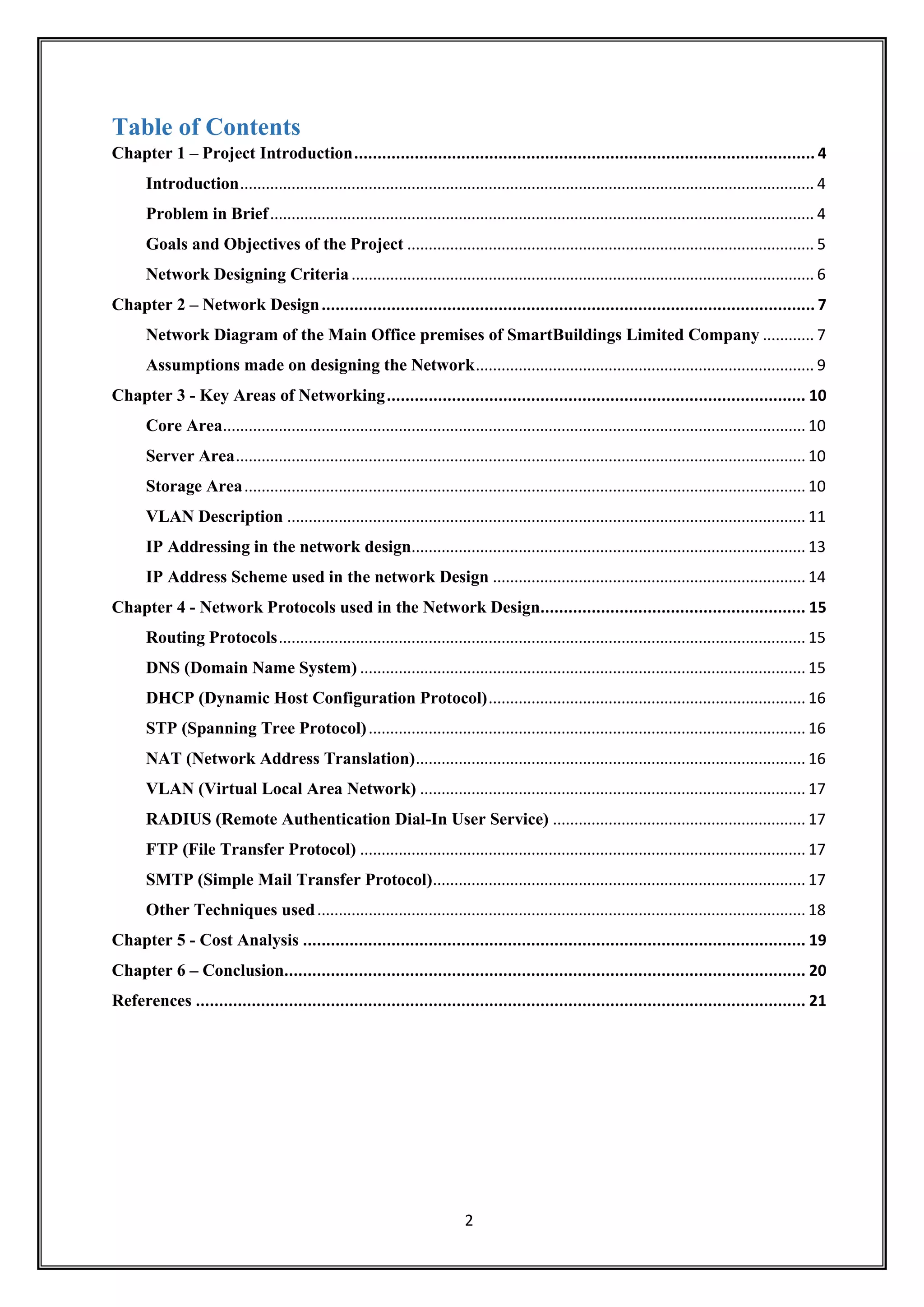 Network Design for a Small & Medium Enterprise | PDF