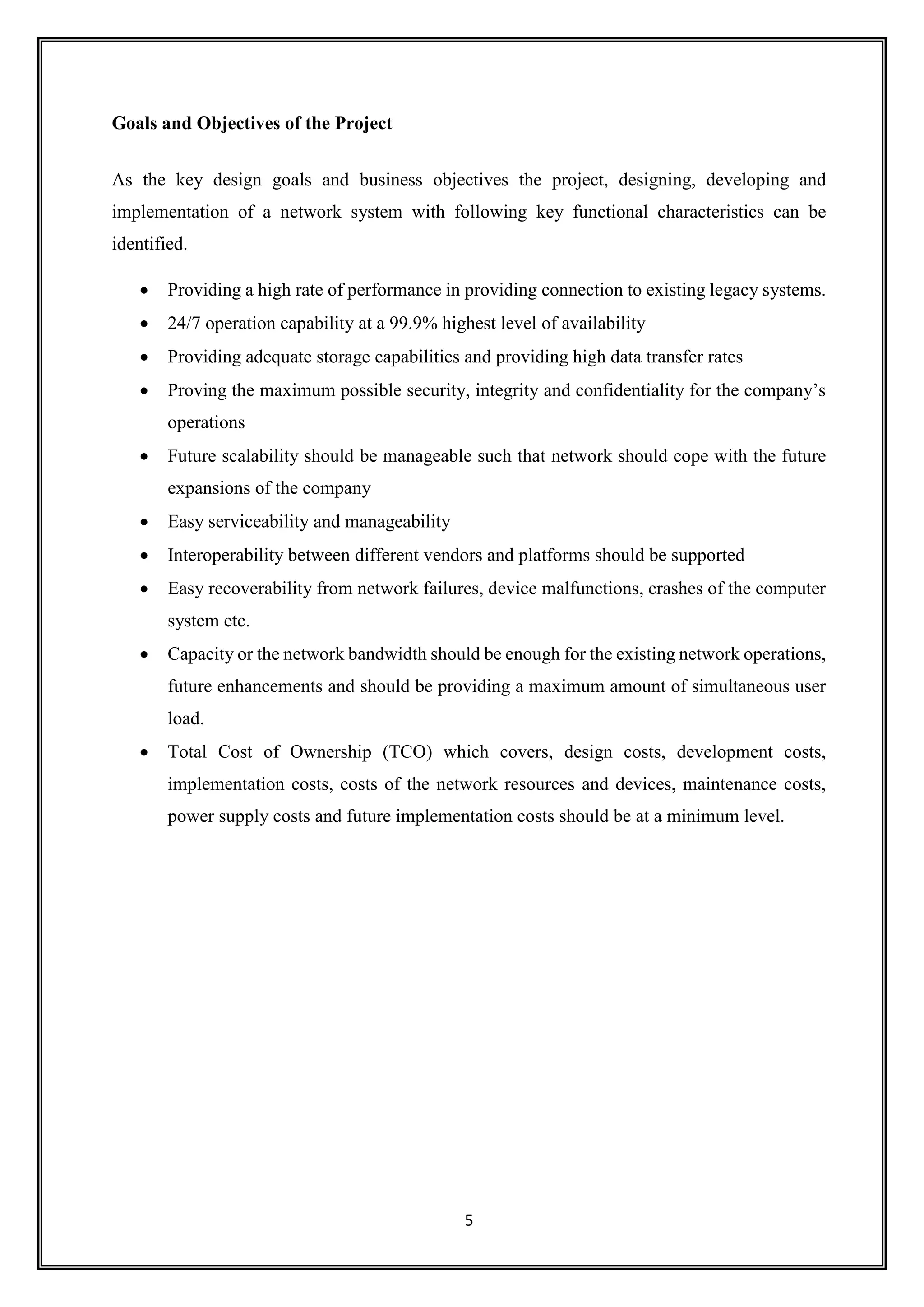 Network Design for a Small & Medium Enterprise | PDF