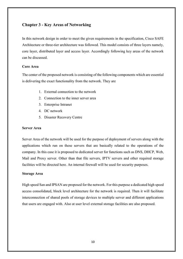 Network Design for a Small & Medium Enterprise | PDF | Computer Networking | Computing